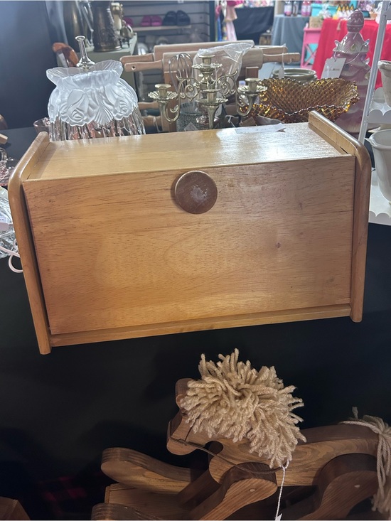 Kitchen | Wooden Bread Box In Warm Natural Wood | Poshmark